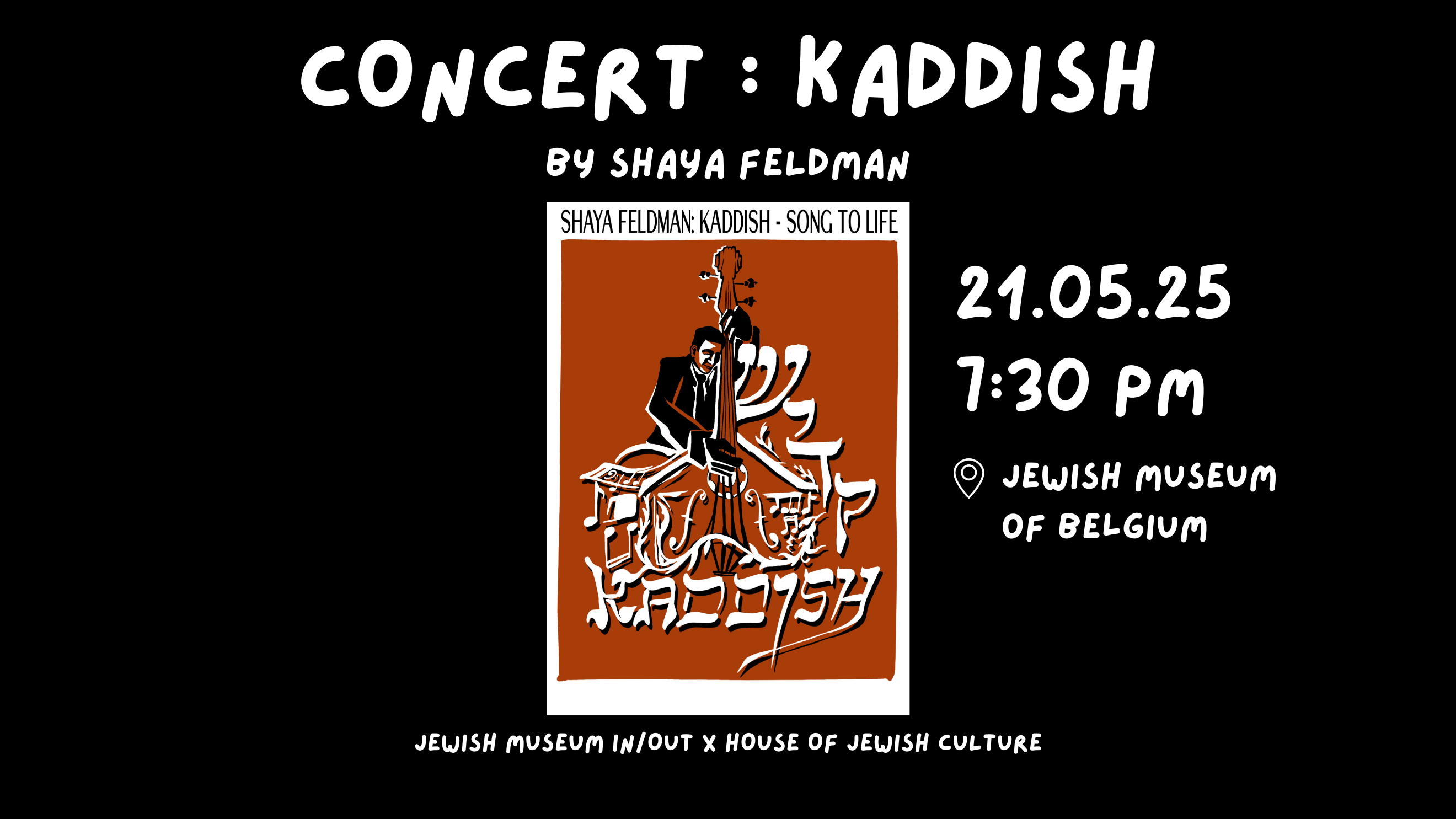 Concert Kaddish – Musée Juif de Belgique